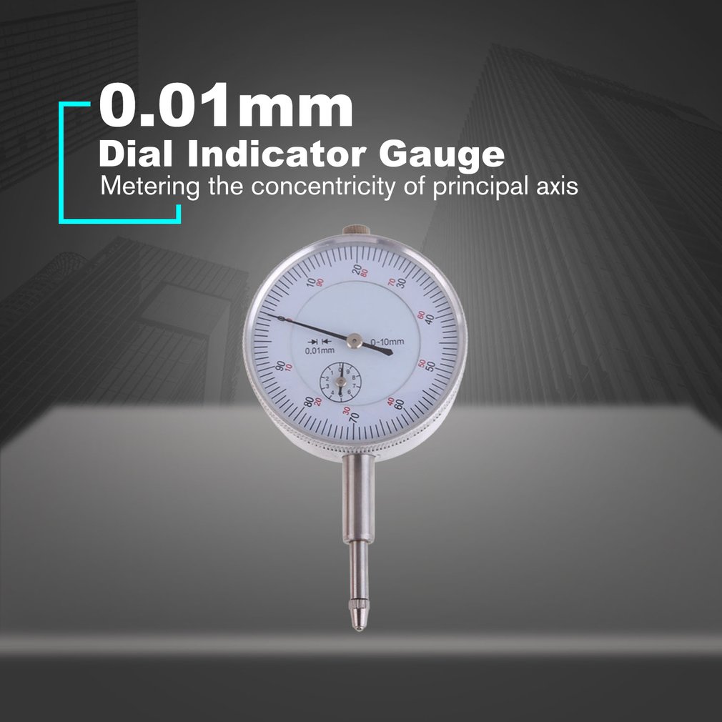 Präzision 0,01mm Messuhr Gauge 0-10mm Meter Präzis... – Vicedeal