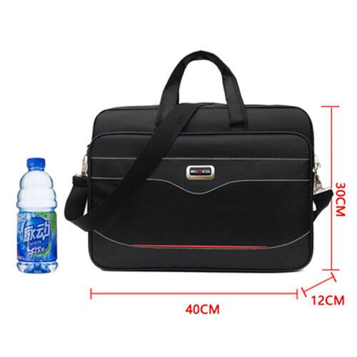16 Inch Nylon Mannen Computer Tas, Zwart Waterdich... – Grandado
