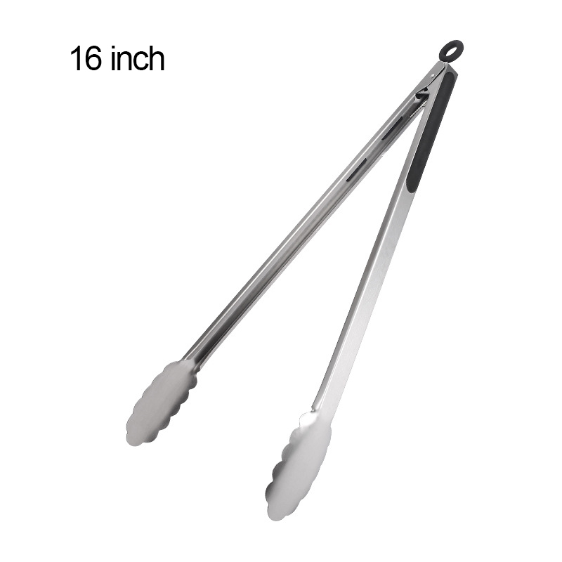 430 Stainless Steel Salad Tongs BBQ Kitchen Cookin... – Vicedeal