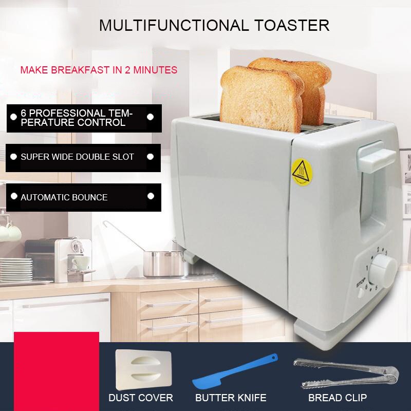 2 Plakjes Broodrooster Automatische Rvs Snelle Ver... – Vicedeal