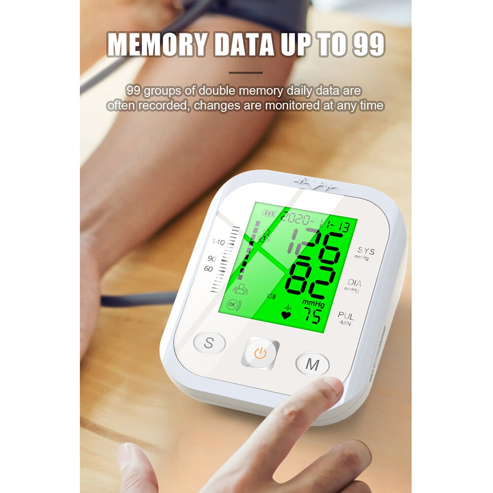 Arm Type Sphygmomanometer Automatic Upper Arm Elec... – Grandado