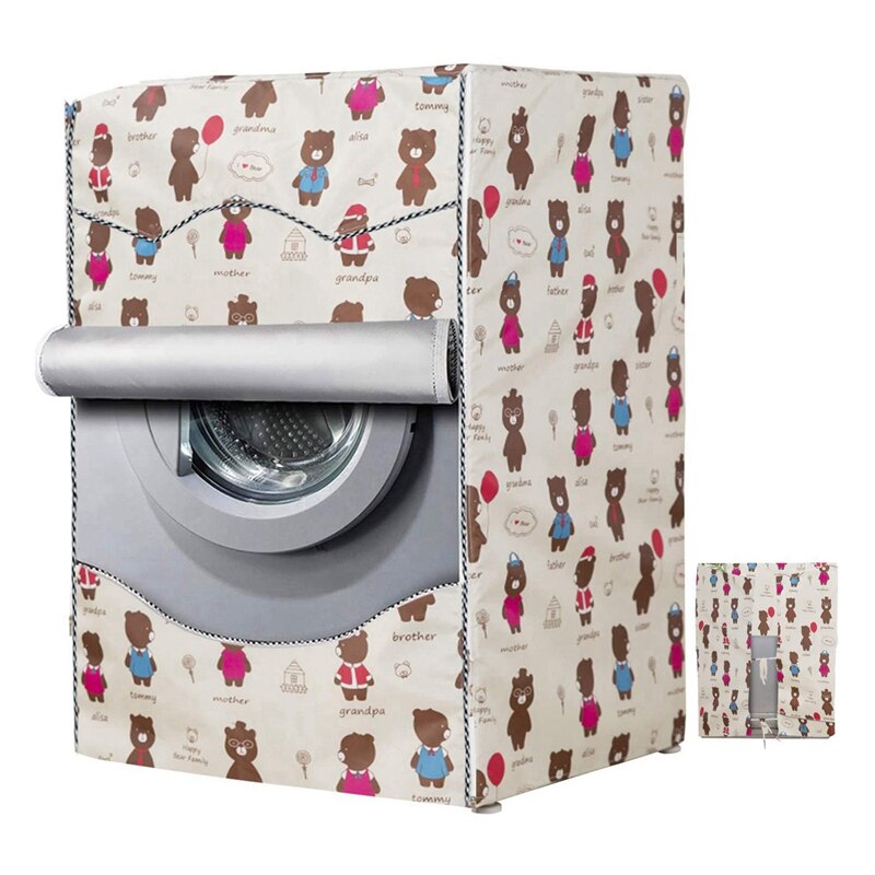 Cover Voor Drum Wasmachine Met Bloem Print In De V... – Grandado