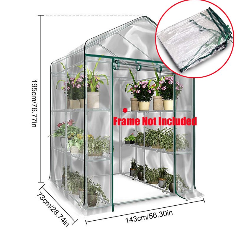 Home Garden Greenhouse Transparent Plant Cover Flo... – Vicedeal