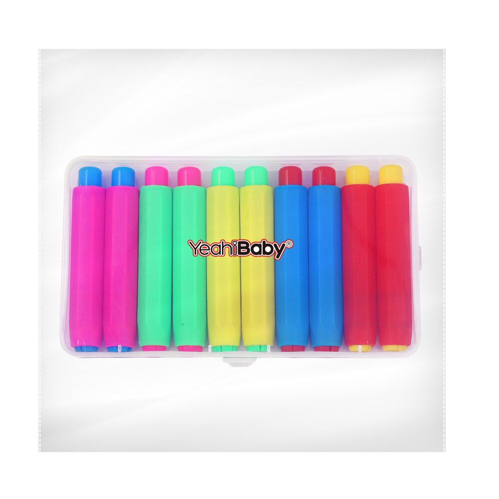 YeahiBaby 10pcs Chalk Holder with Storage Box Plas... – Grandado