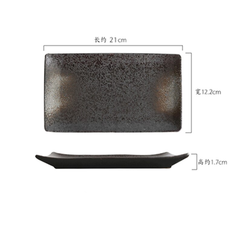 large rectangular plate Japanese ceramic plate sus... – Vicedeal
