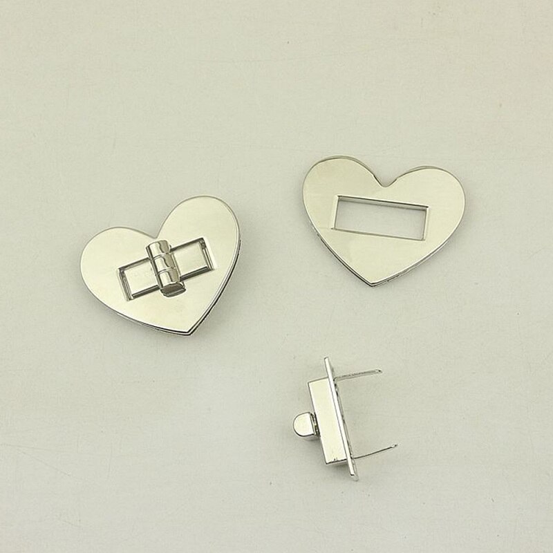 1PC Heart Shaped Metal Twist Buckle Lock For DIY H... – Grandado