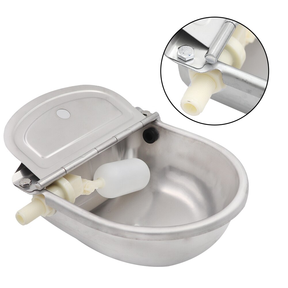 Stainless Steel Cow Cattle Water Bowls Drinking bo... – Grandado