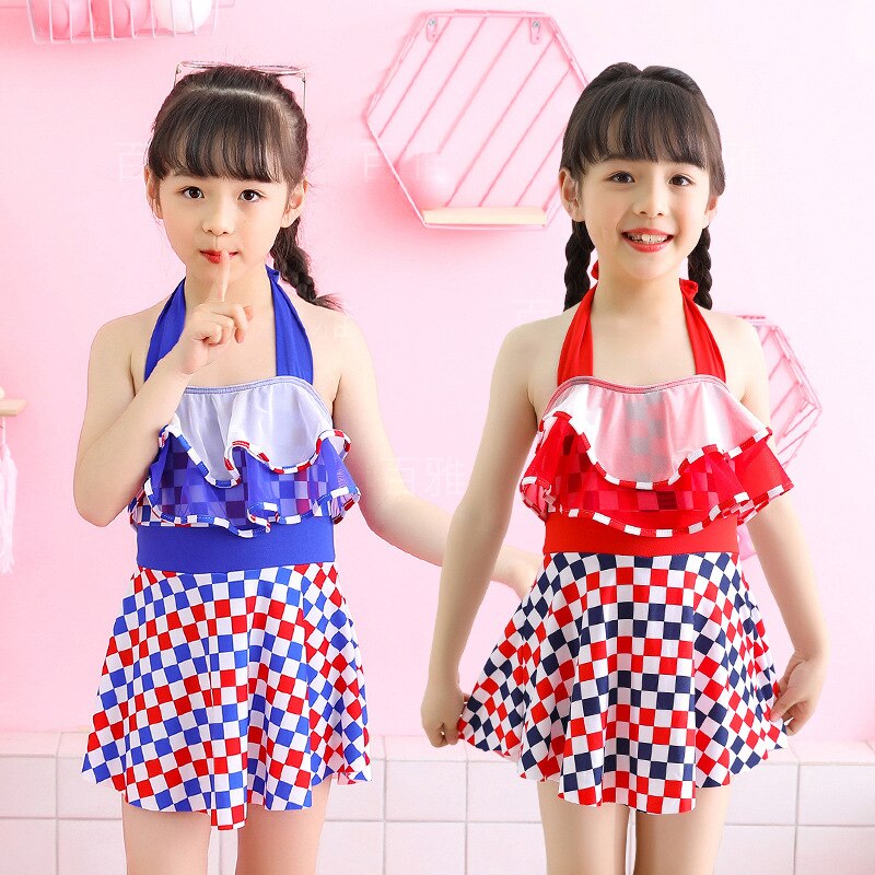 Baby Girls Swimsuits Cute Floral One Pieces Swimwe... – Grandado