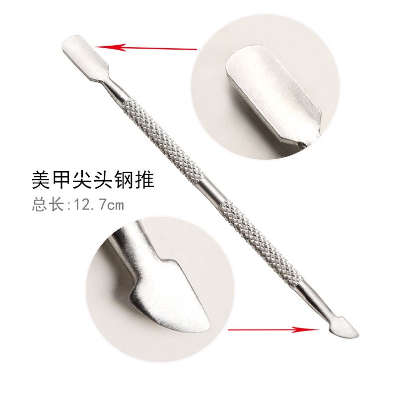 Pusher in acciaio per unghie Pusher per pelle mort... – Grandado