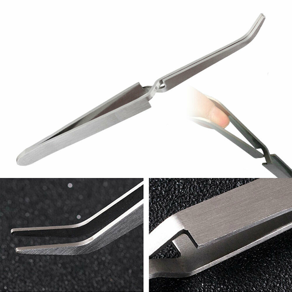 Tweezers Pinch Clamp Tool C Curve Acrylic Nail Pin... – Grandado
