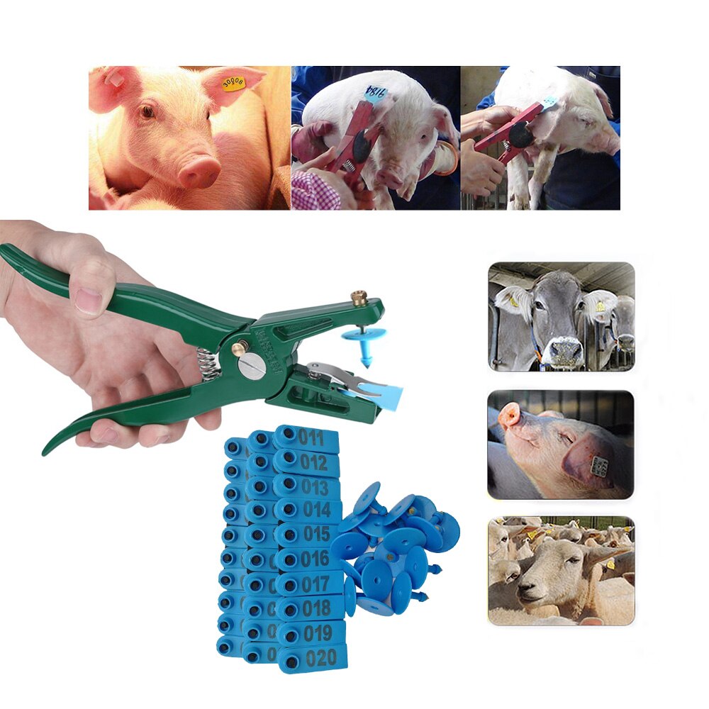 Animal Ear Tag Pliers with Spare Pins,1-100 Number... – Grandado