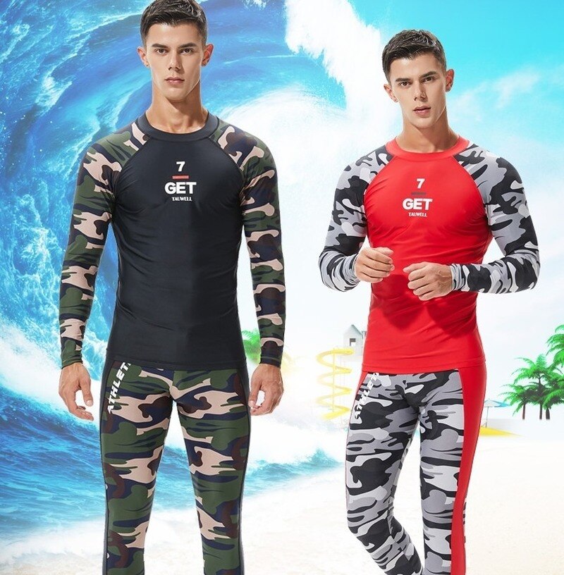 Men's Running Fitness Compression Suit UPF 50+ Swi... – Vicedeal