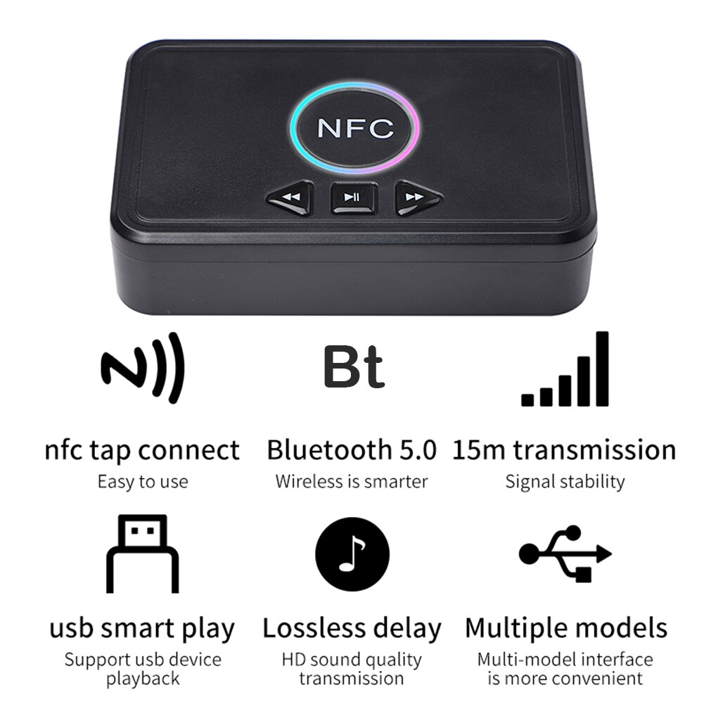 Usb Stereo Music Draadloze Adapter Draadloze Nfc B... – Vicedeal