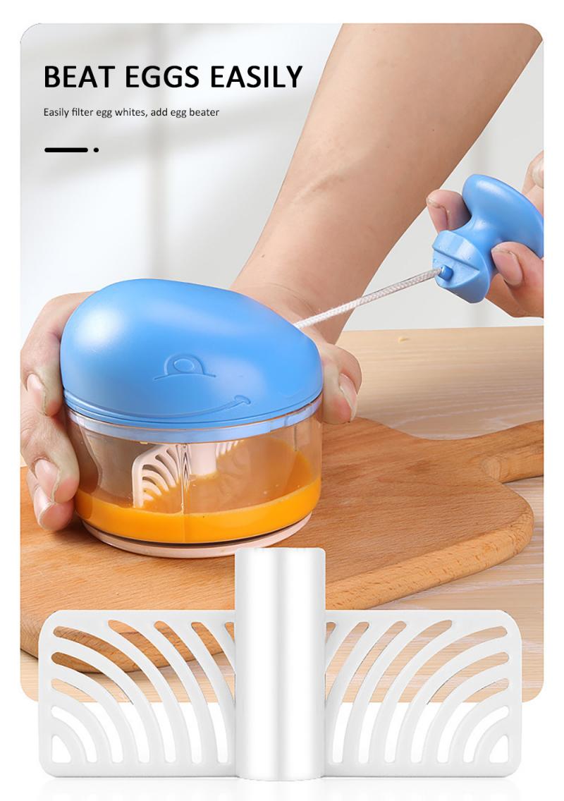 Manual Vegetable Hand Chopper Fruits Food Rope Pro... – Grandado