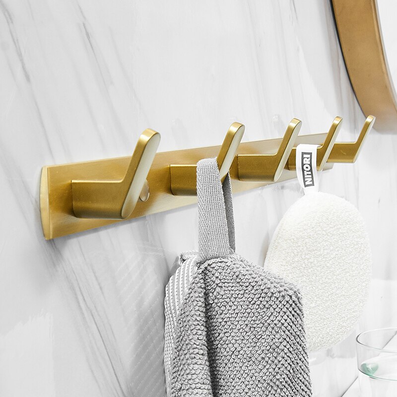 Nordic Rows of Hook Coat Hooks Heavy Duty Bathroom... – Vicedeal