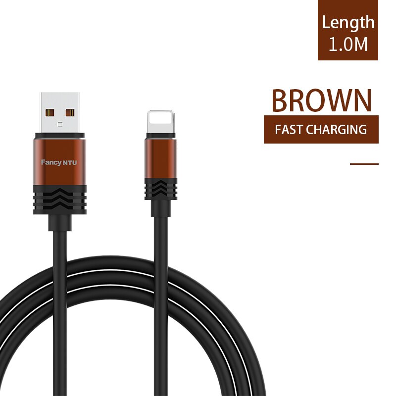 Fast Silicone USB Cable Micro USB Lightning 1M DK-... – Grandado
