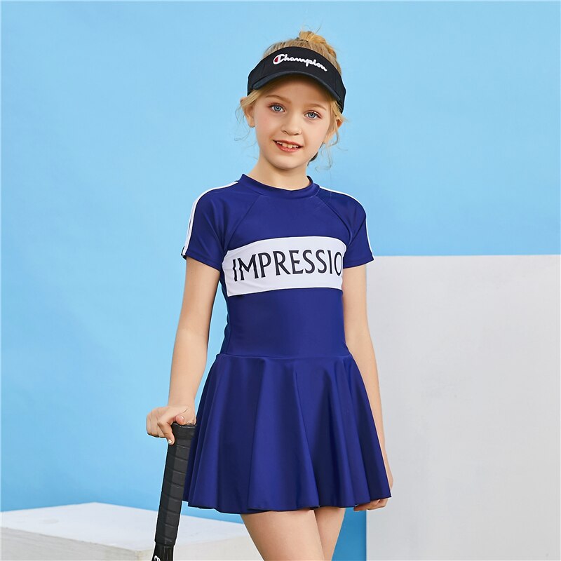 Swimsuit for Girls Children Swim Suit Full One Pie... – Vicedeal