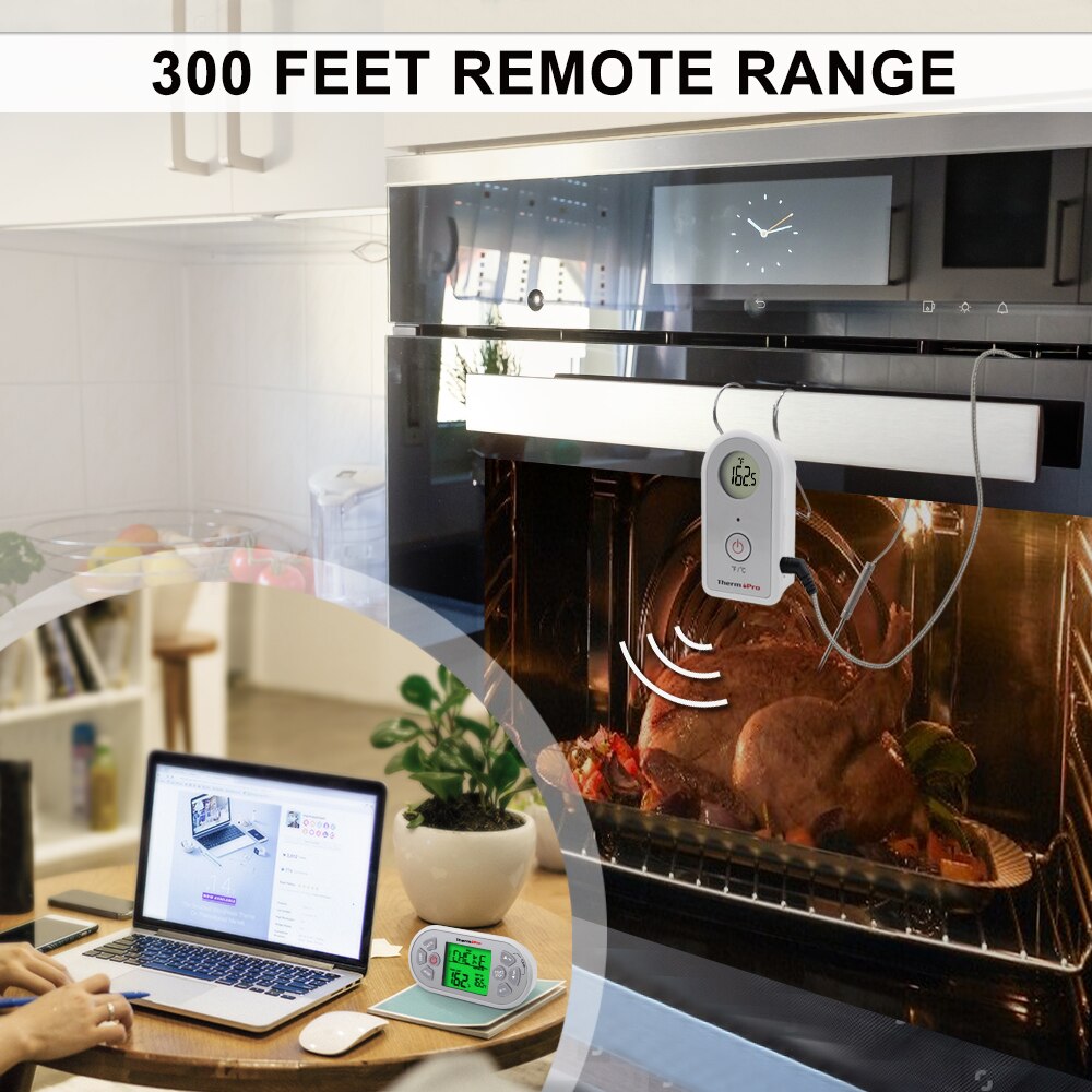 ThermoPro TP21 90M Wireless Kithchen Oven Thermome... – Grandado