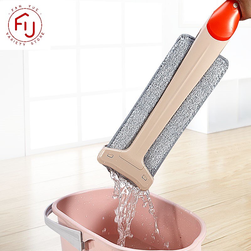 Flat Squeeze Mop Hand Free Wringing Floor Cleaning... – Grandado