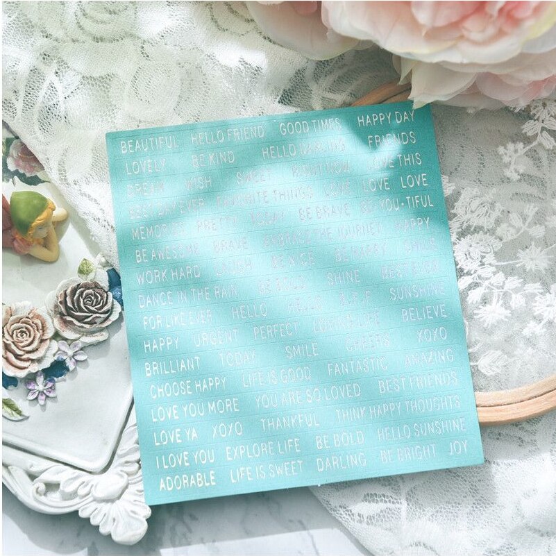 KSCRAFT Words Stickers for Scrapbooking DIY Projec... – Grandado