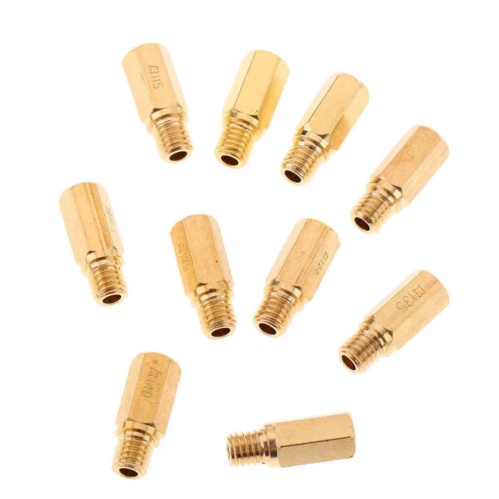 10x Hex Head Main Jets for Keihin OKO PE PWK Carbu... – Grandado