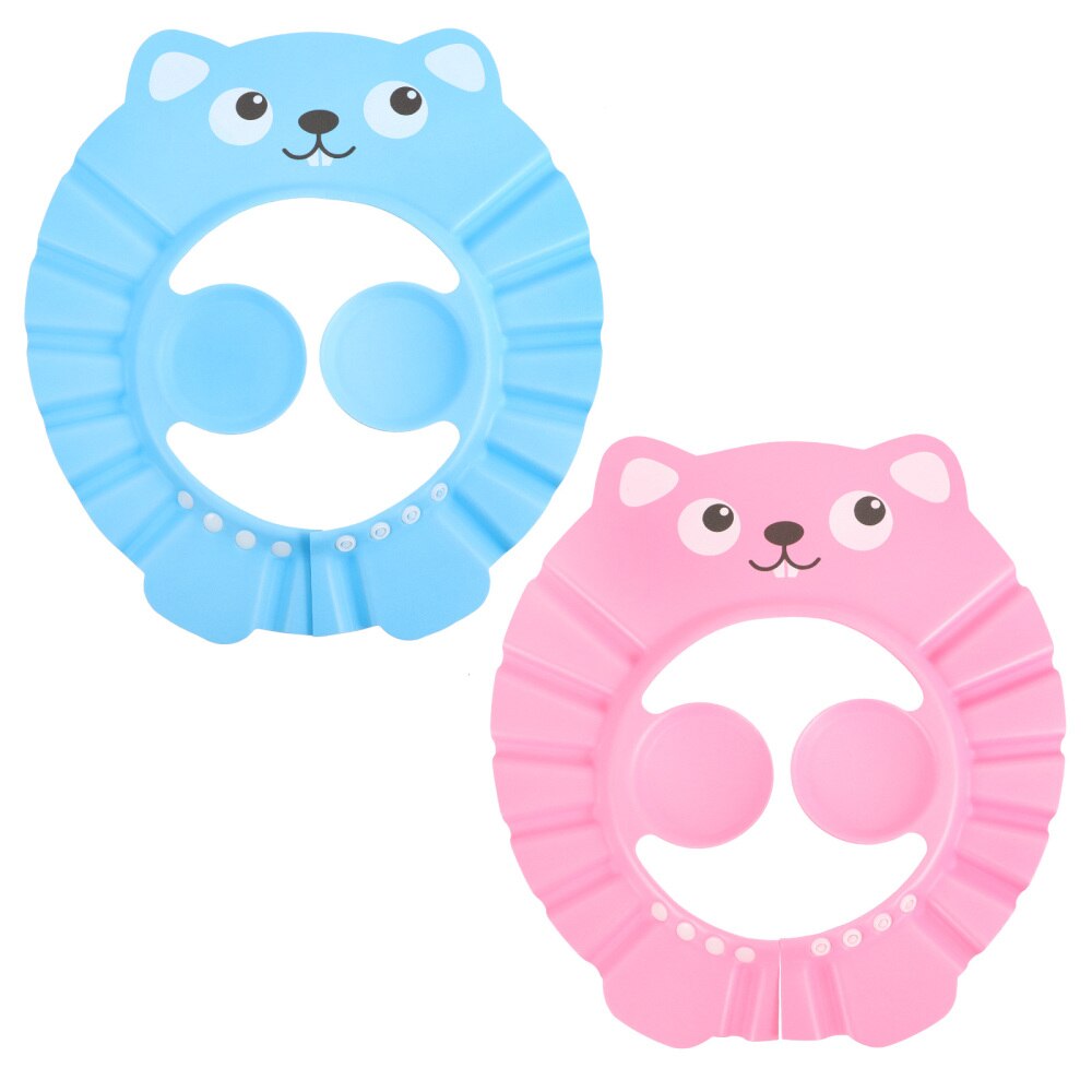 2Pcs Baby Shower Caps Bathing Caps Adjustable Viso... – Grandado