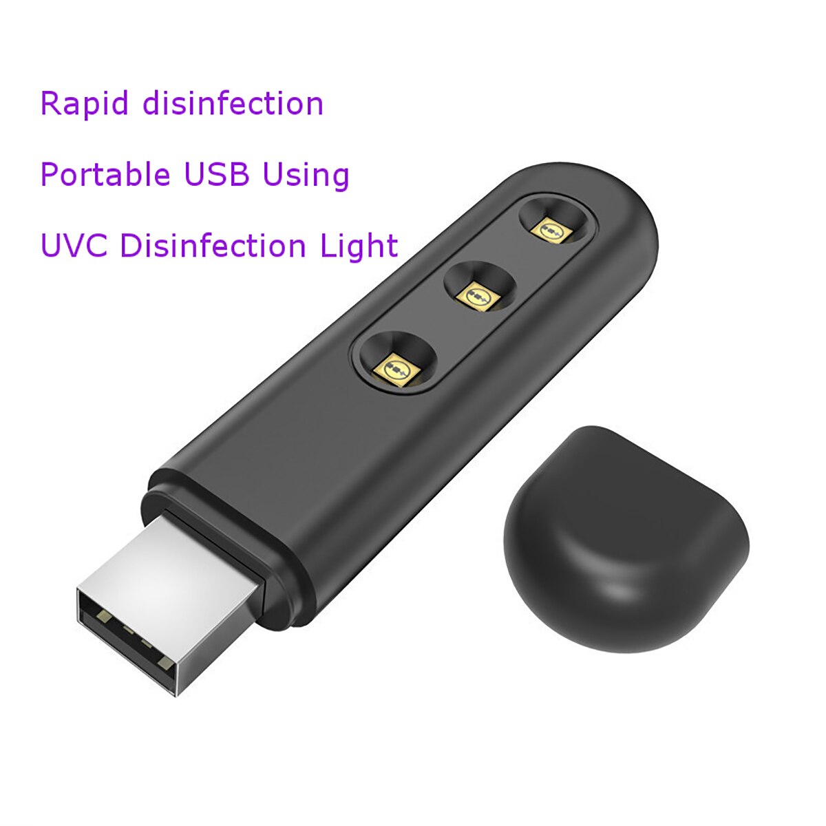 Mini usb led uvc ultraviolet uv sterilisator lys m... – Vicedeal