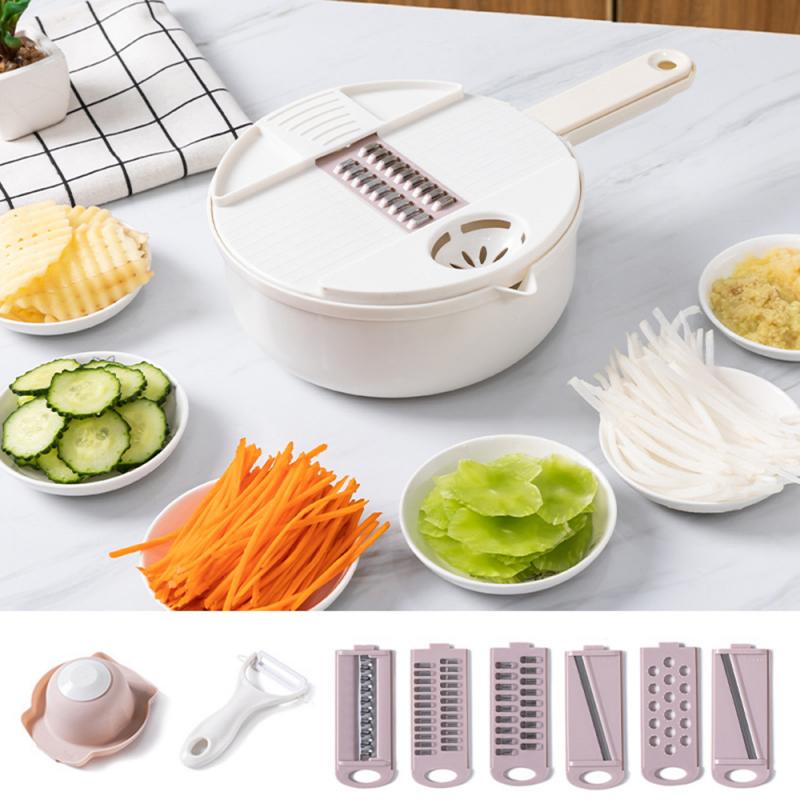Kitchen Accessories Veggie Chopper Round Wheat Str... – Grandado
