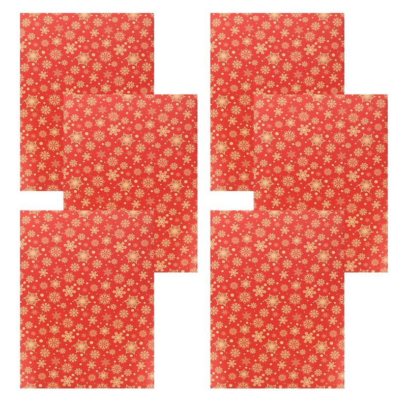 6pcs Christmas Wrapping Paper DIY Kids Folding Han... – Vicedeal