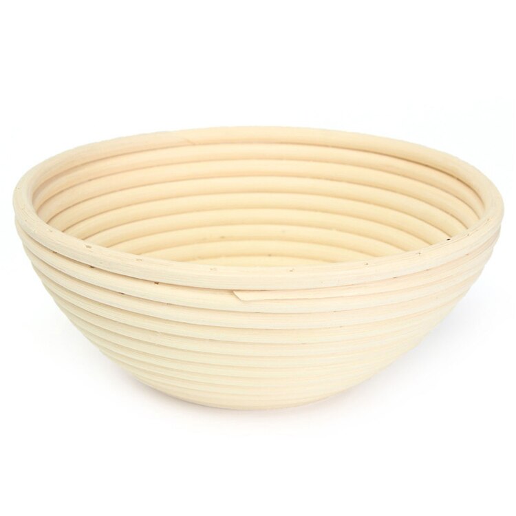 Round Rattan Bread Proofing Basket with Cover Sour... – Vicedeal