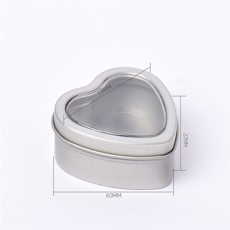 12pcs Heart-shaped Empty Aluminum Metal Tins with ... – Grandado