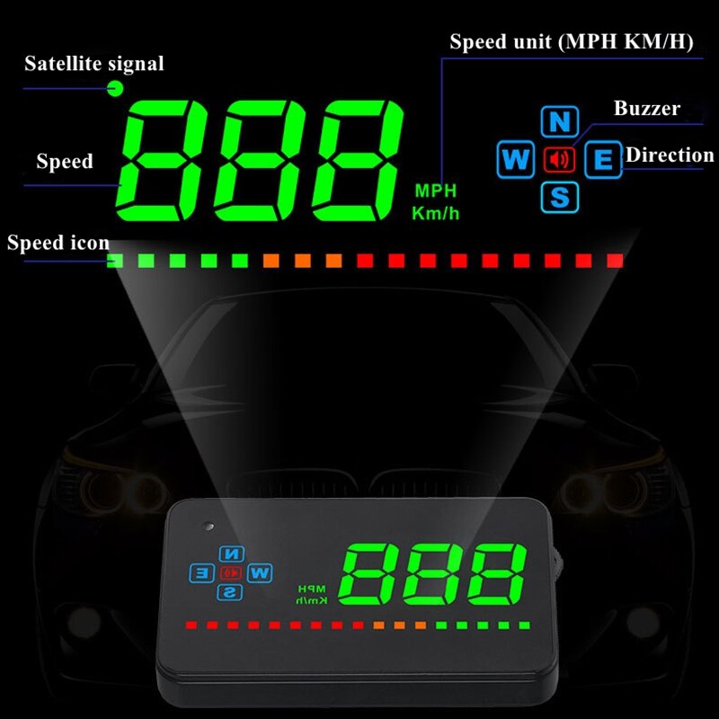 Universal Car GPS HUD Speedometer Trucks Digital H... – Grandado