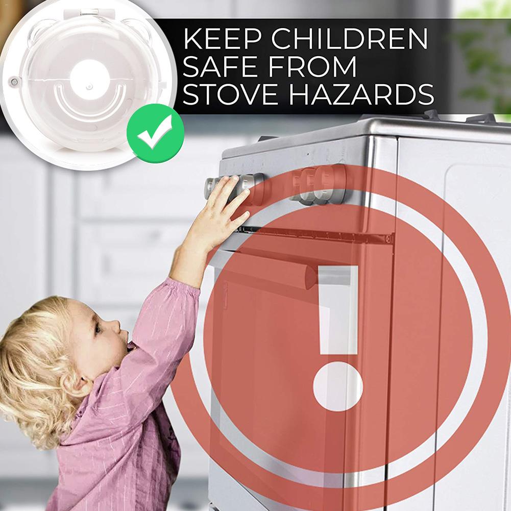 4PCS Stove Guard Oven Lock Child Safety Burner Kno... – Grandado