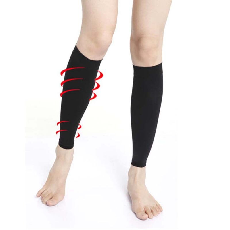 1 Pair Elastic Relieve Leg Calf Sleeve Varicose Ve... – Grandado