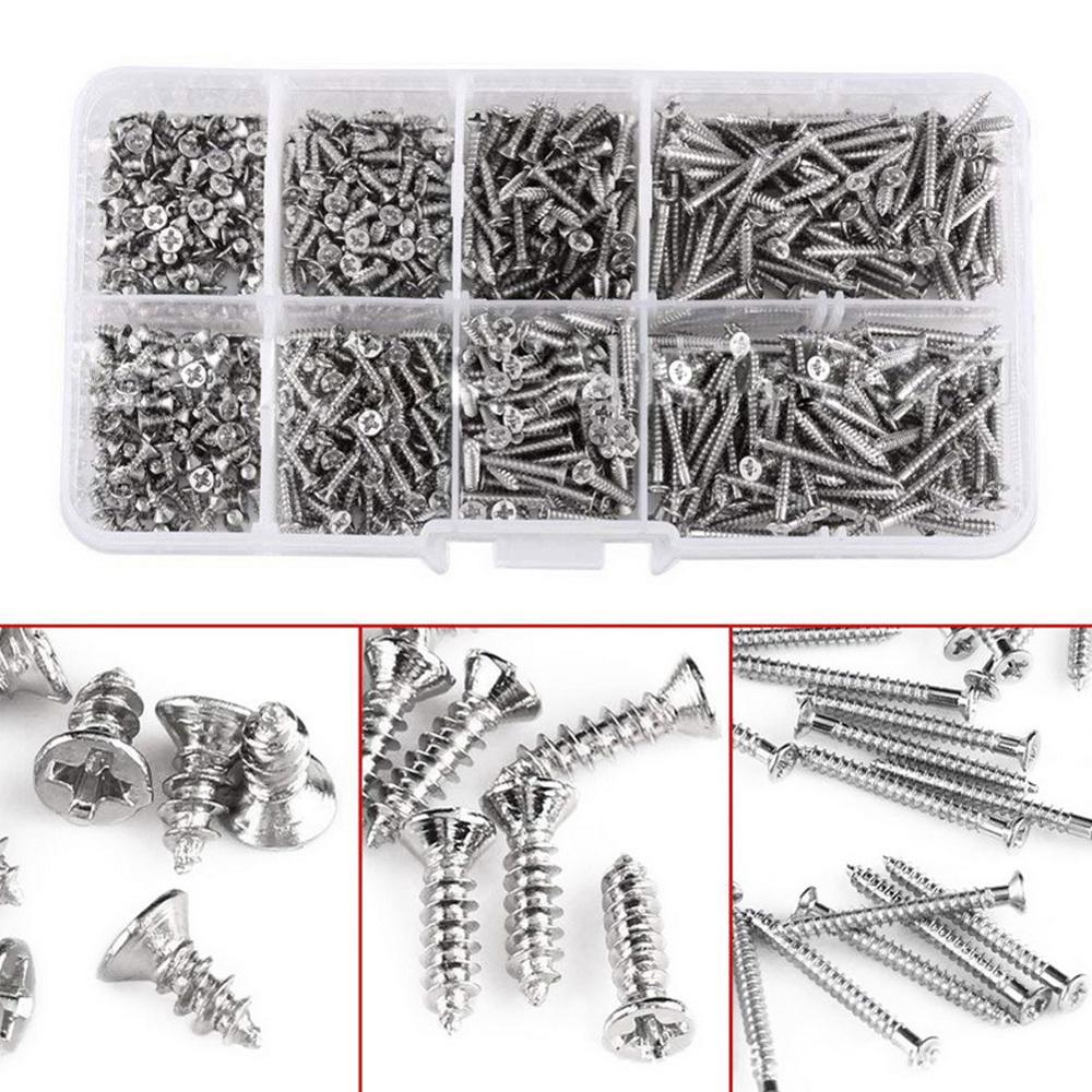 800Pcs Zelftappende Schroef Assortiment Kit Lock M... – Grandado