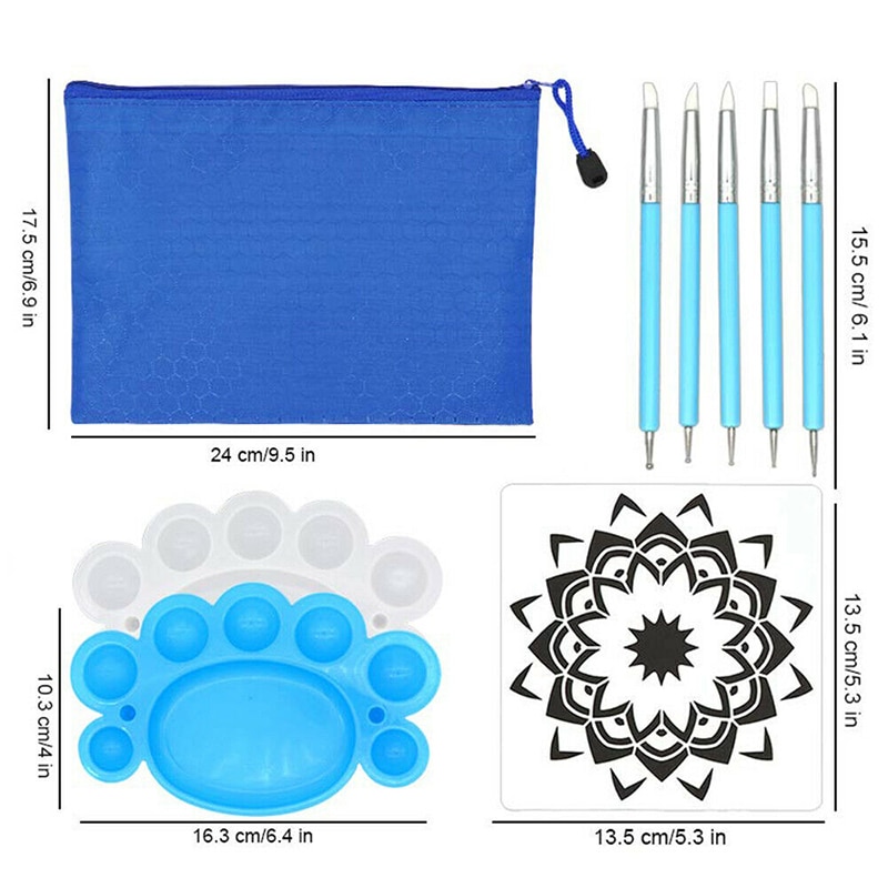 35pcs/Set Mandala Dotting Tools Rock Painting Kits... – Grandado