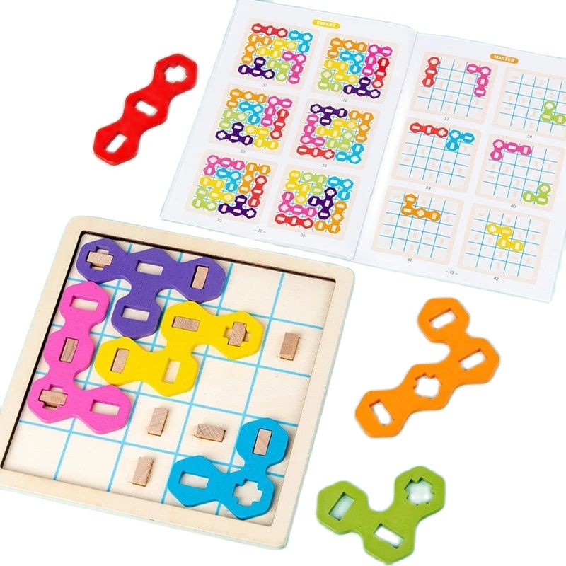 60 Challenges IQ IQ 3D Puzzle Wooden Toys Candy In... – Vicedeal