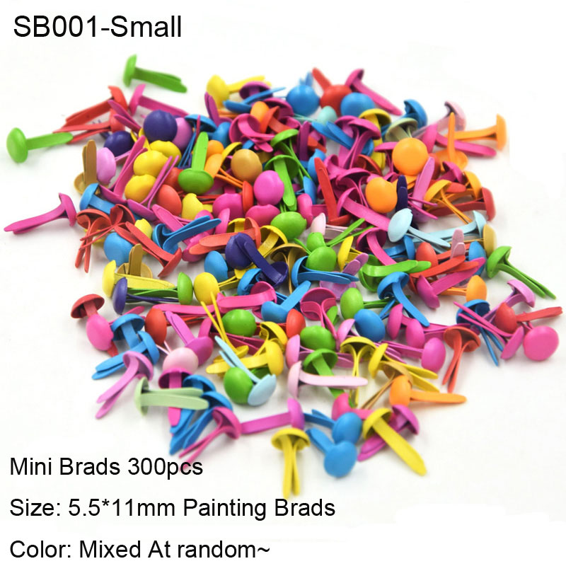 Assorted Color Brads Scrapbooking Embellishment Br... – Grandado