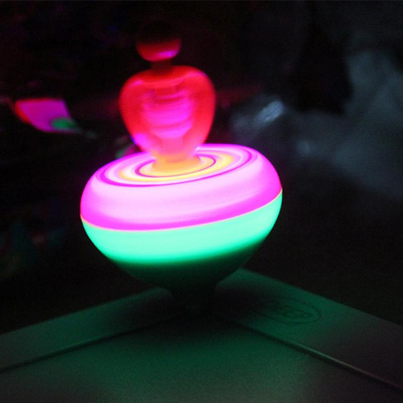 Pull Rope Love Gyro Toy Kids Light Spinning Top Gy... – Grandado