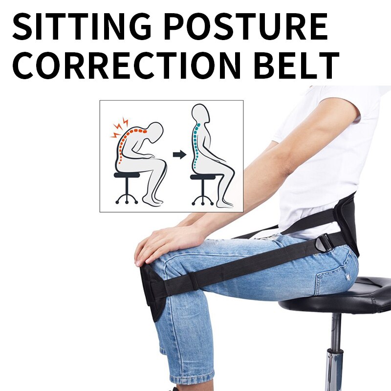 Back Support Anti-humpback Correction with Sitting... – Grandado