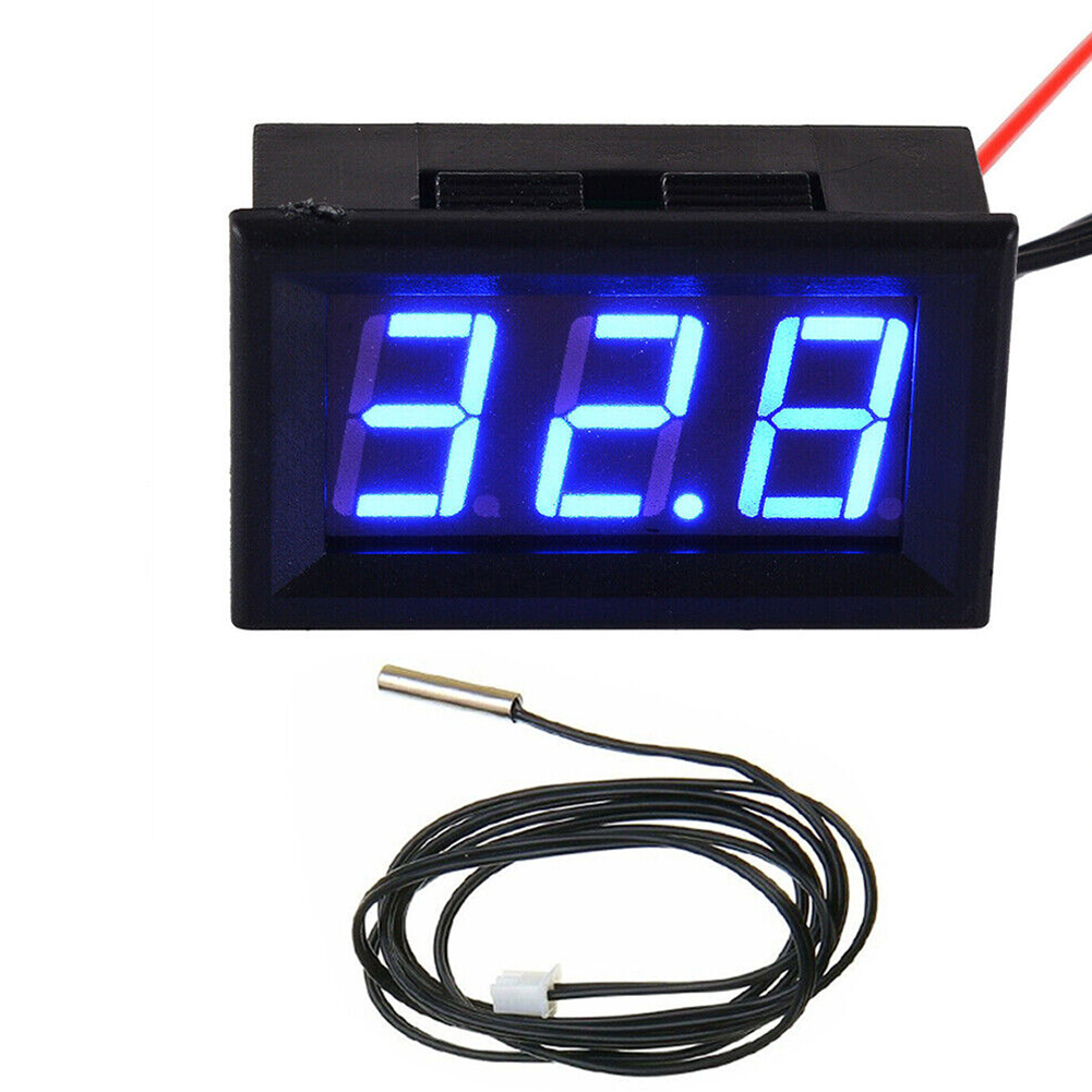Dc 12v led digital termometer temperatursensor pan... – Vicedeal