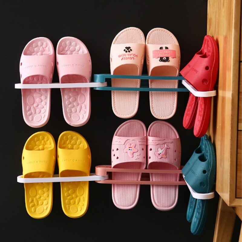 Folding Slippers Rack Shoe Rack Hanger Bathroom Sl... – Grandado