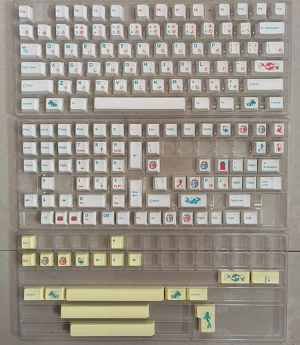 GMK Zen Pond 160 Keys Keycaps PBT Dye Subbed Key C... – Grandado