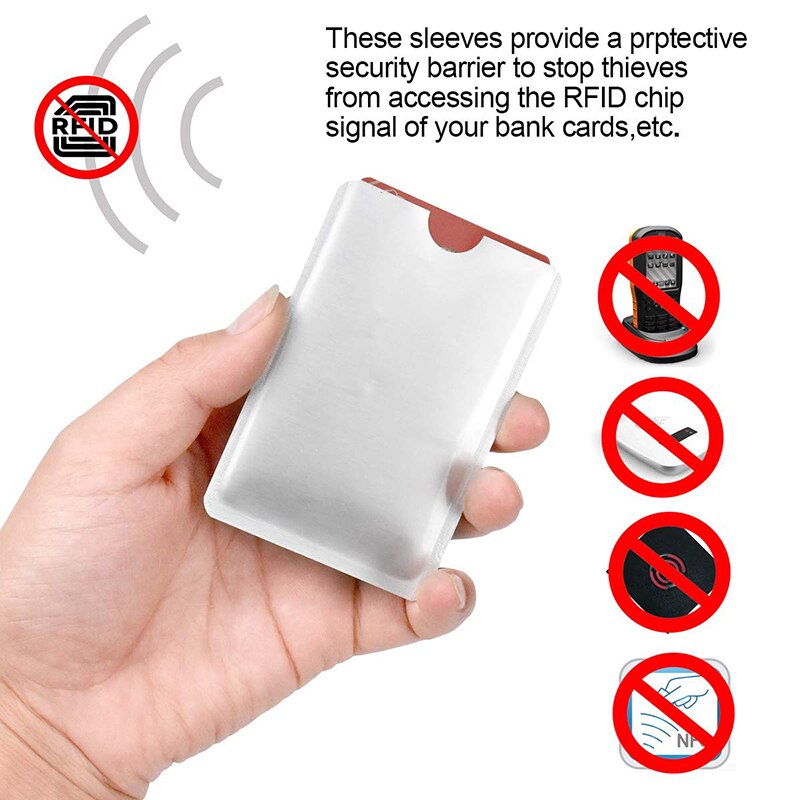 Credit Card Holder Wallet RFID Blocking Sleeves Al... – Grandado