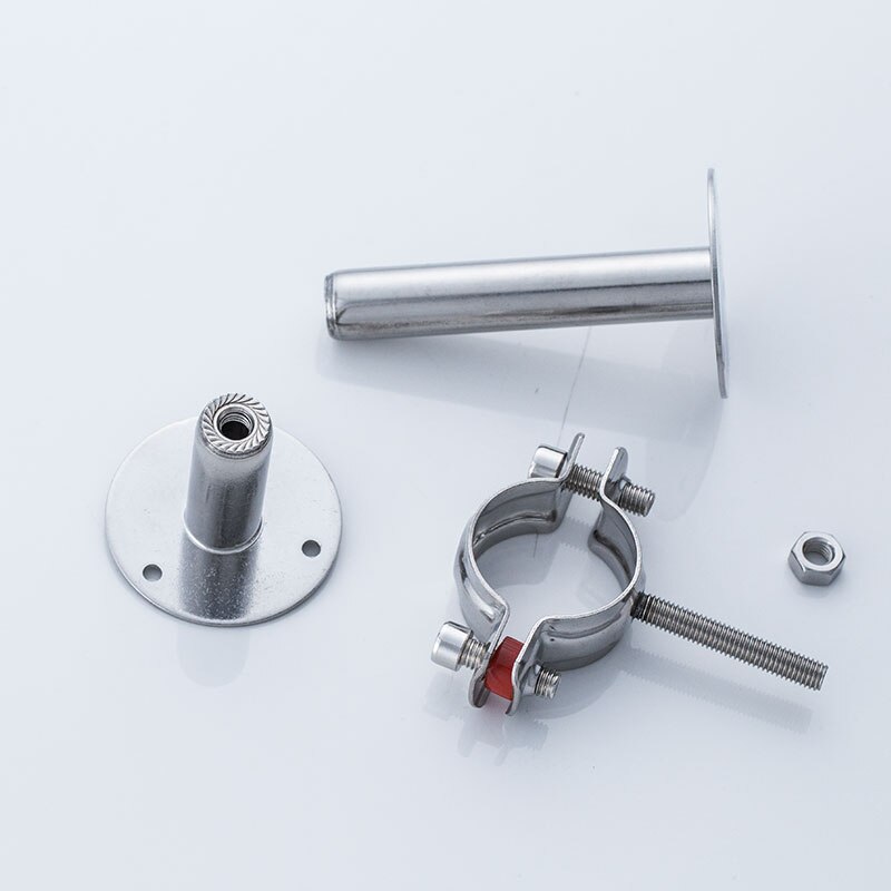 L = 105 to 150mm 304 adjustable base pipe bracket ... – Grandado