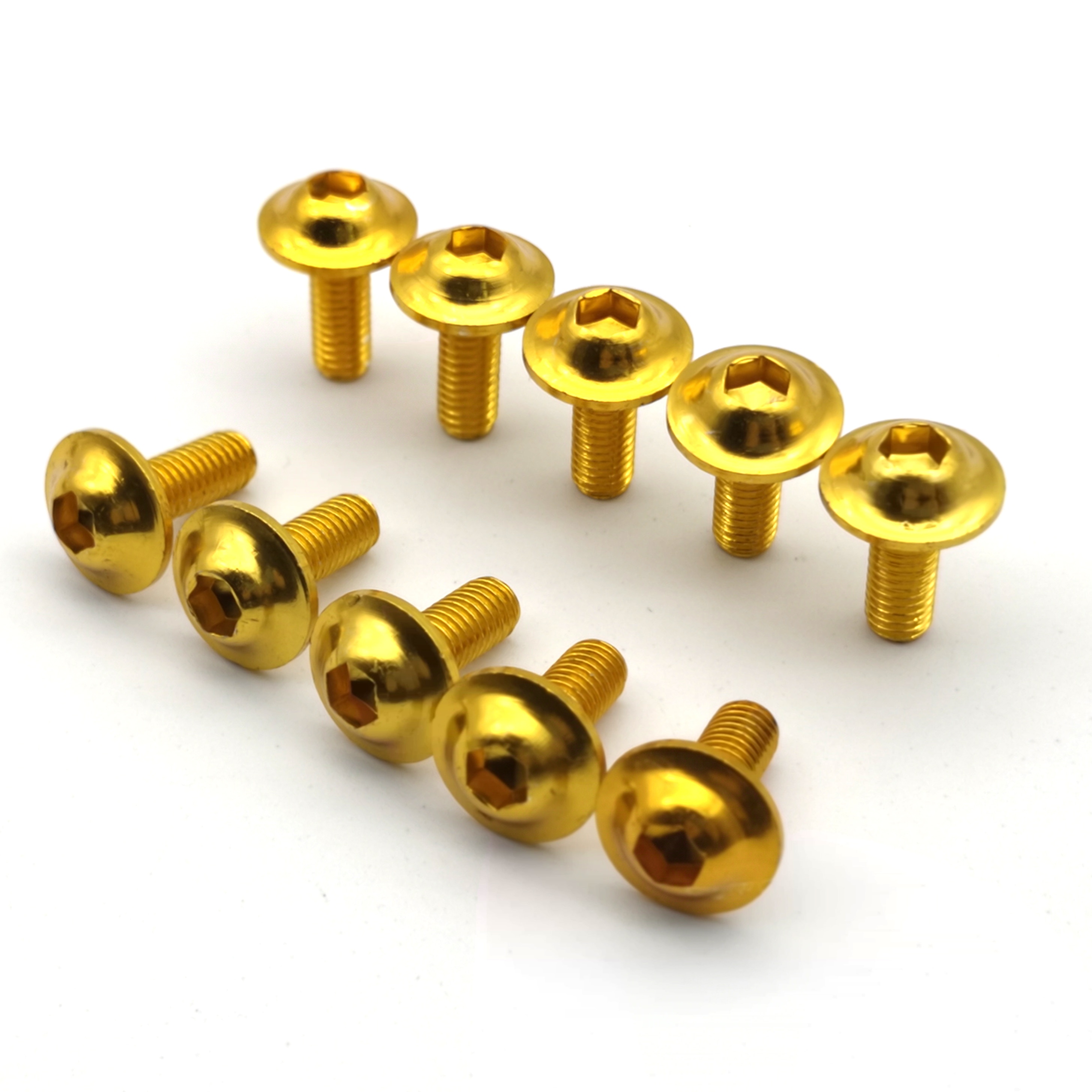 10pcs Anodised Aluminium Fairing Bolts Motorcycle ... – Vicedeal
