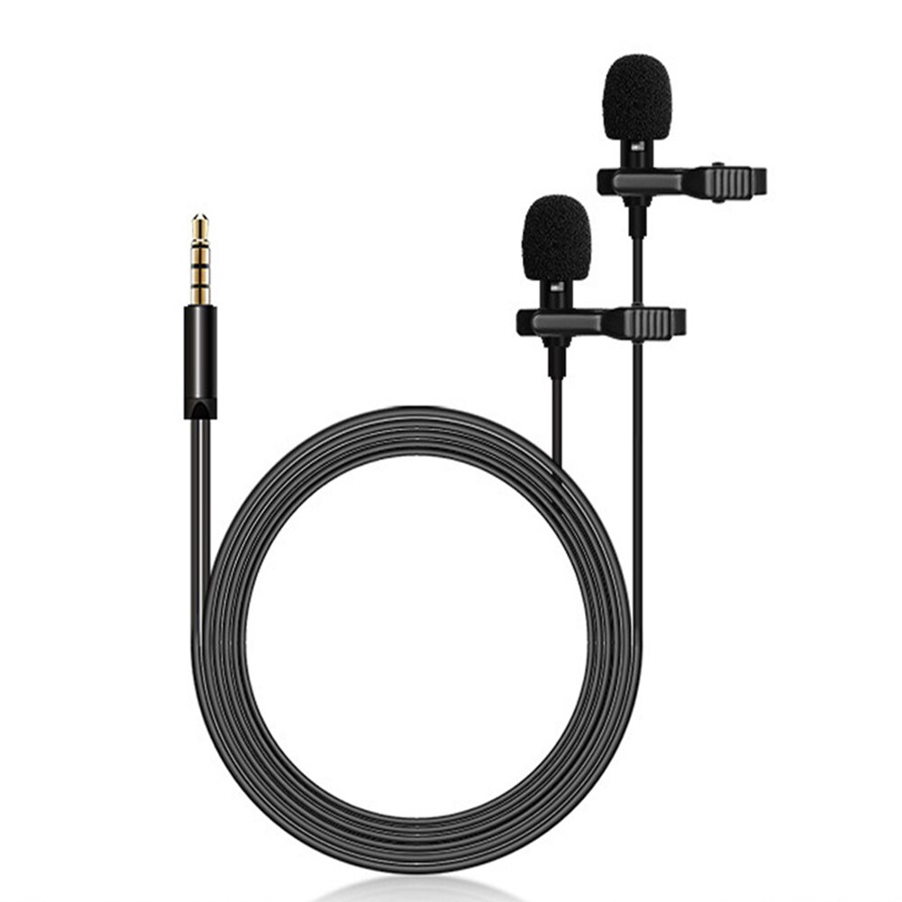 Portable USB Mini Microphone 1.5m Lapel Lavalier M... – Grandado