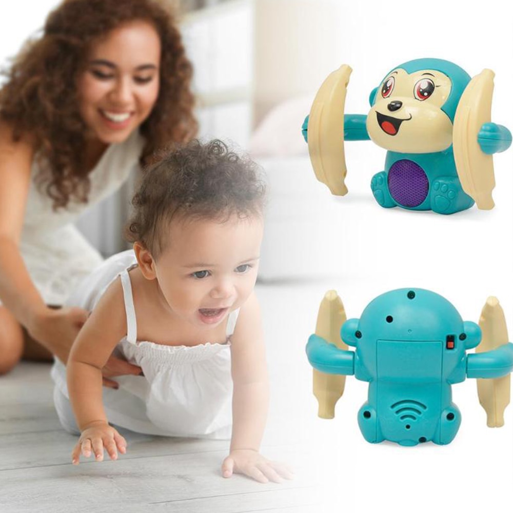 Fun Rolling Doll Electric Tumble Monkey Toy Voice ... – Vicedeal