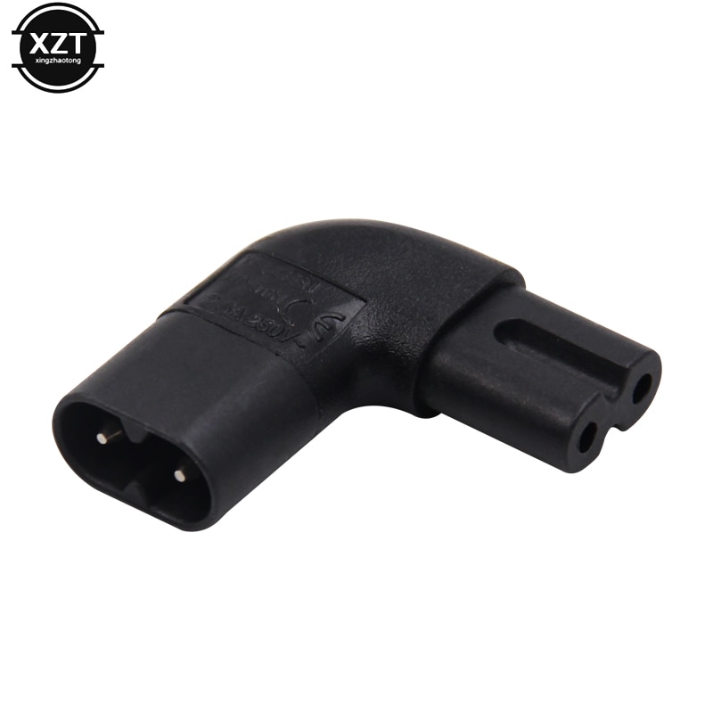 8 IEC 320 IEC320 iec C7 to C8 Adapter 90 Degree Le... – Grandado