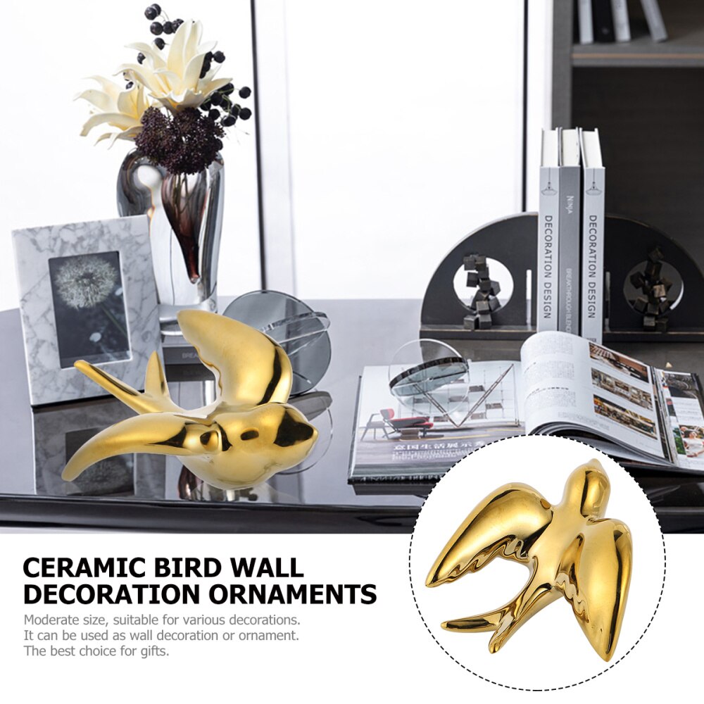 1Pc Ceramic Bird Wall Decor Ceramic Bird Nordic St... – Grandado